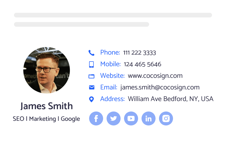 10 Free Email Signature Templates Examples 2021